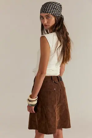 Free People Button Detailed Skirts