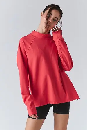 Free People Restoration Layer Pullover - Victory Red