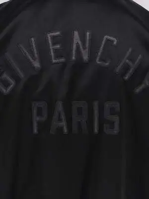 Givenchy Cotton And Acetate Jacket With Leather Sleeves