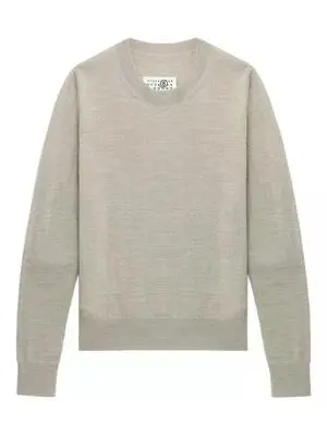 MAISON MARGIELA Elbow-patch Crew-neck Sweater
