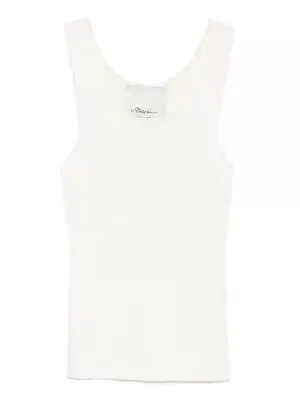 3.1 Phillip Lim Compact Ribbed Tank Top - Ivoryiv122