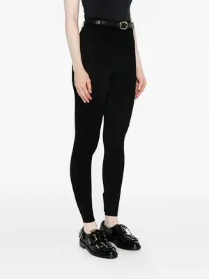 SELF-PORTRAIT Belted Knit Trousers
