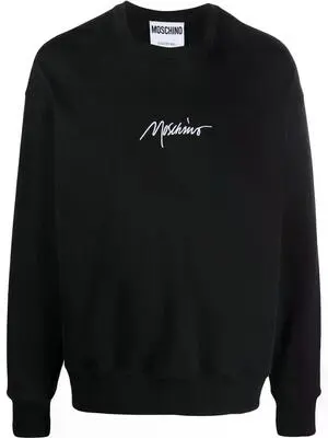 Moschino Crew-neck Sweatshirt With Logo