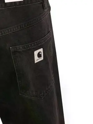 Carhartt Work In Progress Brandon Stonewashed Trousers - Black