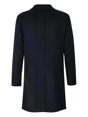 KIRED Button-fastening Collared Coat - Blue