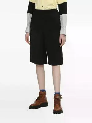 ENFOLD Elastic-waist Wool Shorts