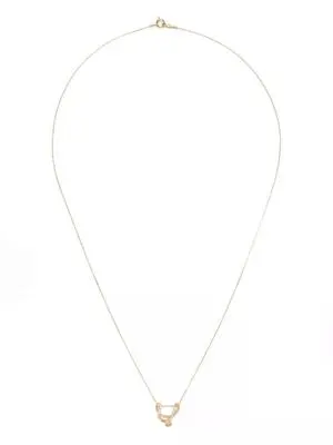 Charlotte Chesnais 18k Yellow Diamond V Necklace - Gold