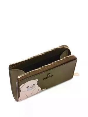Furla Bear-print Zip-around Wallet