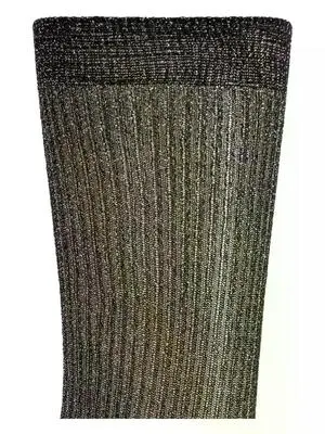 Isabel Marant Étoile Loula Glitter Ribbed Socks