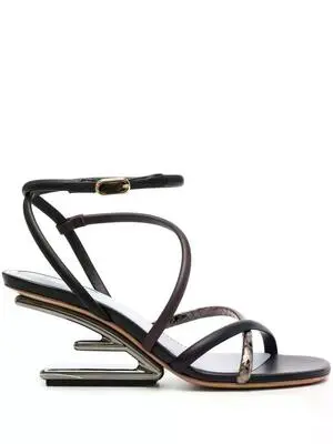 Fendi First 85mm Strappy Sandals