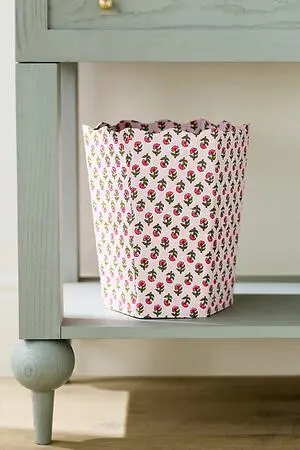 INNER CHILD Scallop Printed Waste Bin - Bloom Boom
