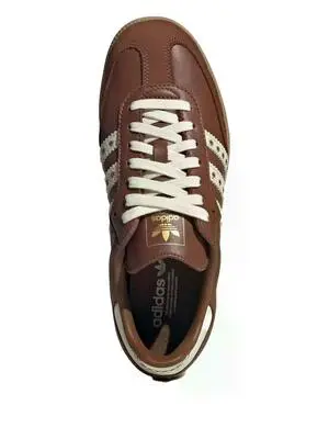 Adidas Sambas Og Embroidered Sneakers - Brown