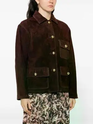 ARMA Flap-pocket Suede Jacket