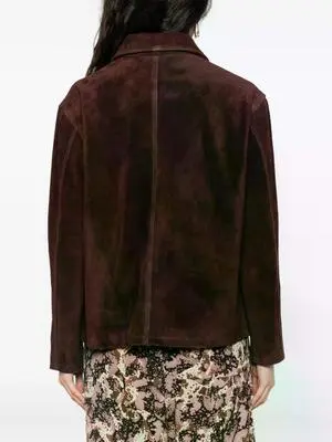 ARMA Flap-pocket Suede Jacket