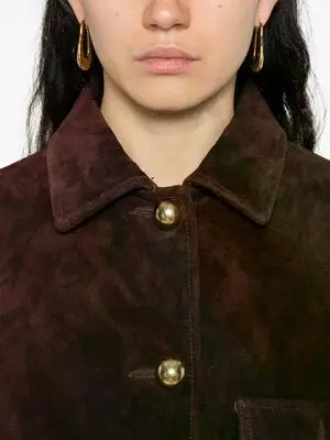 ARMA Flap-pocket Suede Jacket