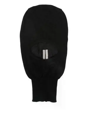 Rick Owens Skull Cashmere Balaclava - Black
