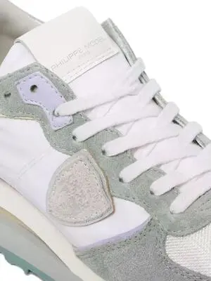 Philippe Model Tropez Haute Suede-paneling Sneakers - Blue