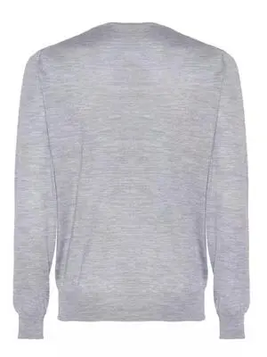 FILIPPO DE LAURENTIIS Long-sleeve Crew Neck Sweater - Grey
