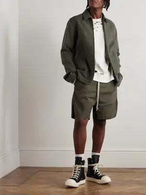 Rick Owens Brad Wool Jacket - Green