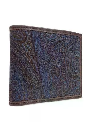 Etro Paisley-pattern Leather Wallet