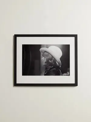 SONIC EDITIONS Framed 1967 Brian Jones Print, 16" X 20&quot - Black