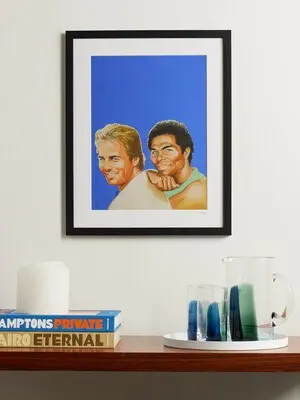 SONIC EDITIONS Framed 1985 Miami Vice Print, 16" X 20&quot