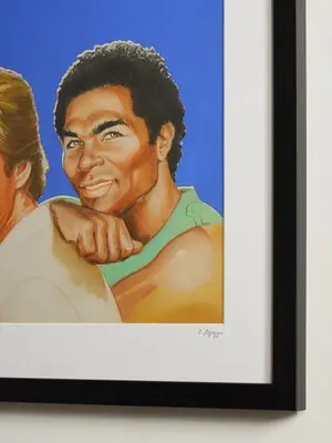 SONIC EDITIONS Framed 1985 Miami Vice Print, 16" X 20&quot