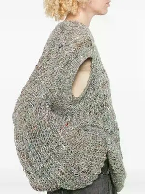 LITKOVSKA Dual-neck Virgin Wool-blend Sweater