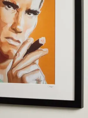 SONIC EDITIONS Framed 1985 Arnold Schwarzenegger Print