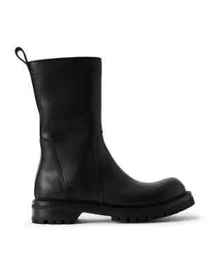 Rick Owens Groppone Leather Boots