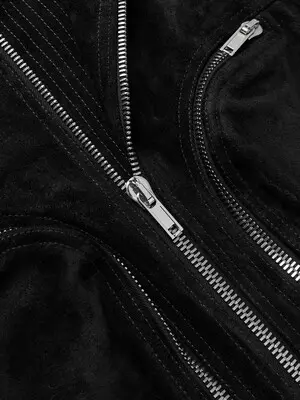 Rick Owens Bauhaus Suede Bomber Jacket