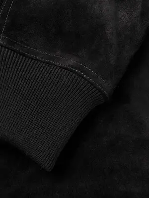 Rick Owens Bauhaus Suede Bomber Jacket