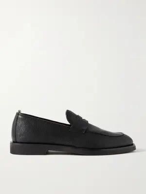 Officine Creative Opera Flexi 101 Deerskin Penny Loafers - Black