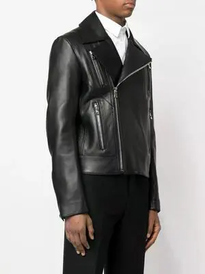 Balmain Leather Zip Jacket