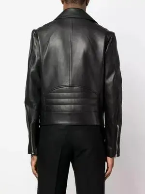 Balmain Leather Zip Jacket