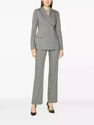 GENNY Pinstripe Crystal-embellished Jacket