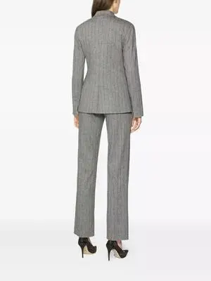 GENNY Pinstripe Crystal-embellished Jacket