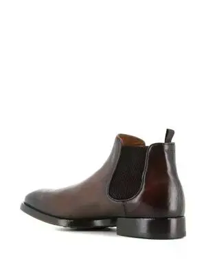 Officine Creative Leather Chelsea Boots - Brown