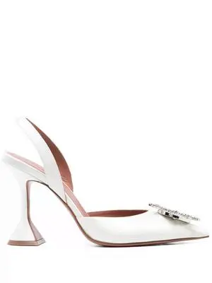 Amina Muaddi 95mm Begum Slingback Pumps