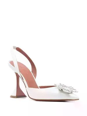 Amina Muaddi 95mm Begum Slingback Pumps