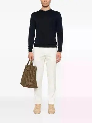 Canali Crew-neck Wool Sweater
