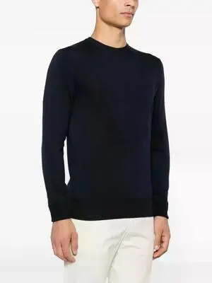 Canali Crew-neck Wool Sweater