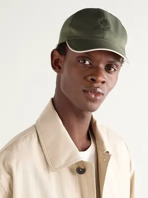 Loro Piana Logo-embroidered Storm System® Baseball Cap - Green
