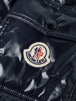 Moncler Maya Logo-appliquéd Quilted Nylon Down Jacket - Blue