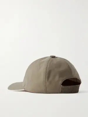 Loro Piana Logo-embroidered Storm System® Baseball Cap - Neutrals