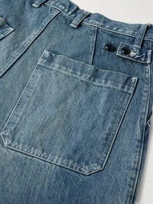 Kapital Rushfield Remake Wide-leg Panelled Jeans