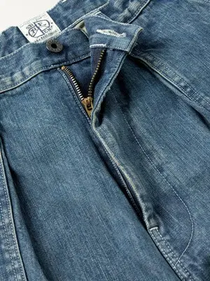 Kapital Rushfield Remake Wide-leg Panelled Jeans