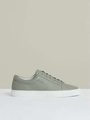 Men's Gray Leather