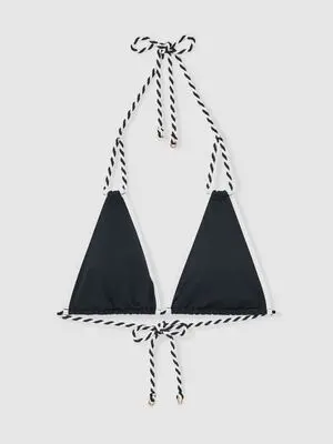 REISS Effie Triangle Bikini Top
