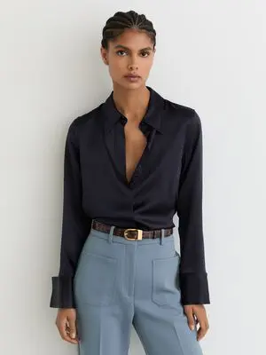 Reiss Pointed Collar Shirts For Women
